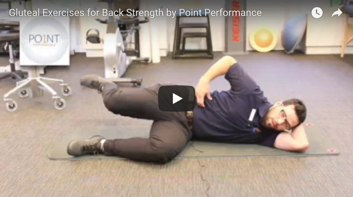 Video: Gluteal Exercises for Back Strength | Point Performance